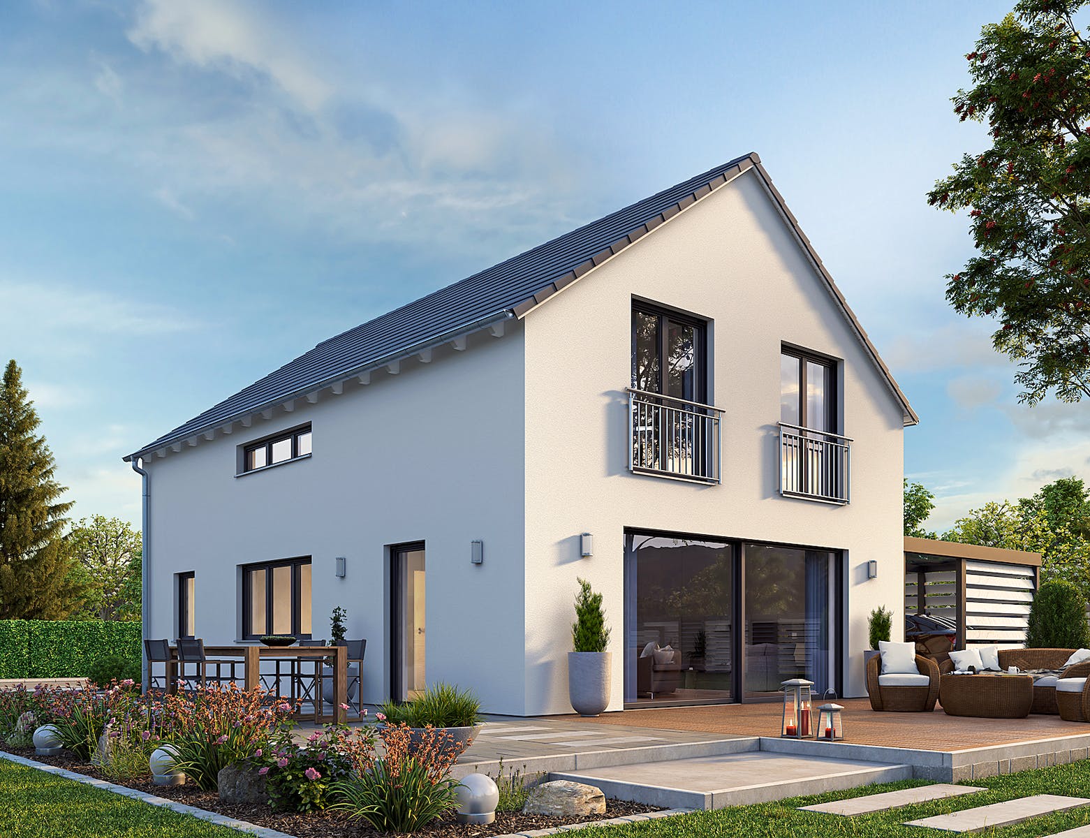 EFH Klassik 135 Einfamilienhaus von hebelHAUS