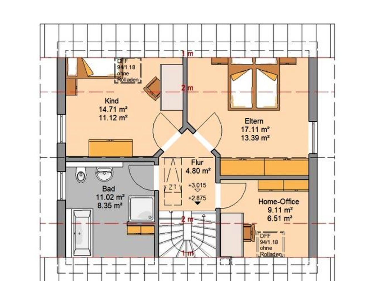 ARCHITEKTENHAUS LOOP CLASSIC Einfamilienhaus von Kern-Haus Chemnitz