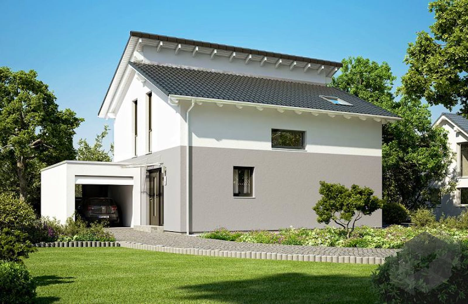ARCHITEKTENHAUS LOOP PULT Einfamilienhaus von Kern-Haus Chemnitz