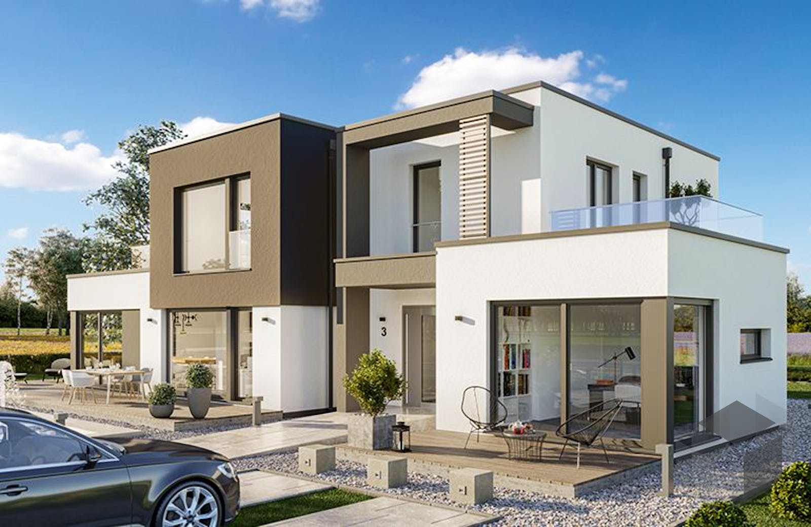 Cubushaus CONCEPT-M 168 Erlangen von Bien-Zenker auf Massivhaus.de