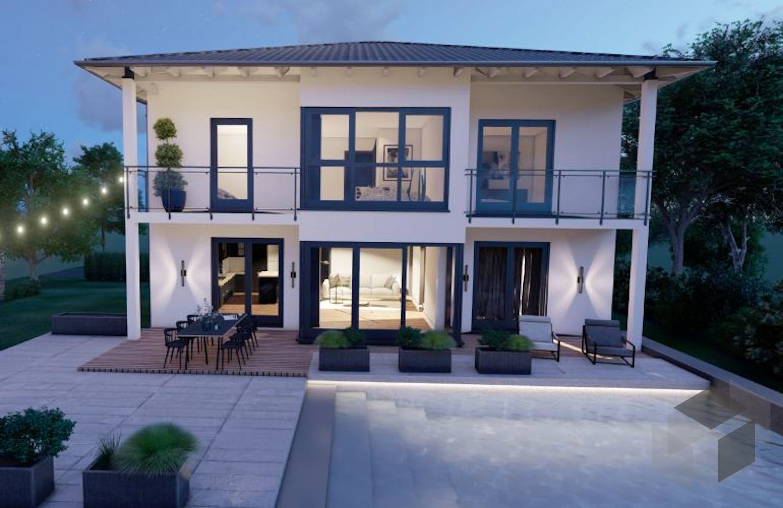 Stadtvilla Remagen 50-012 Einfamilienhaus von Econ Das Haus