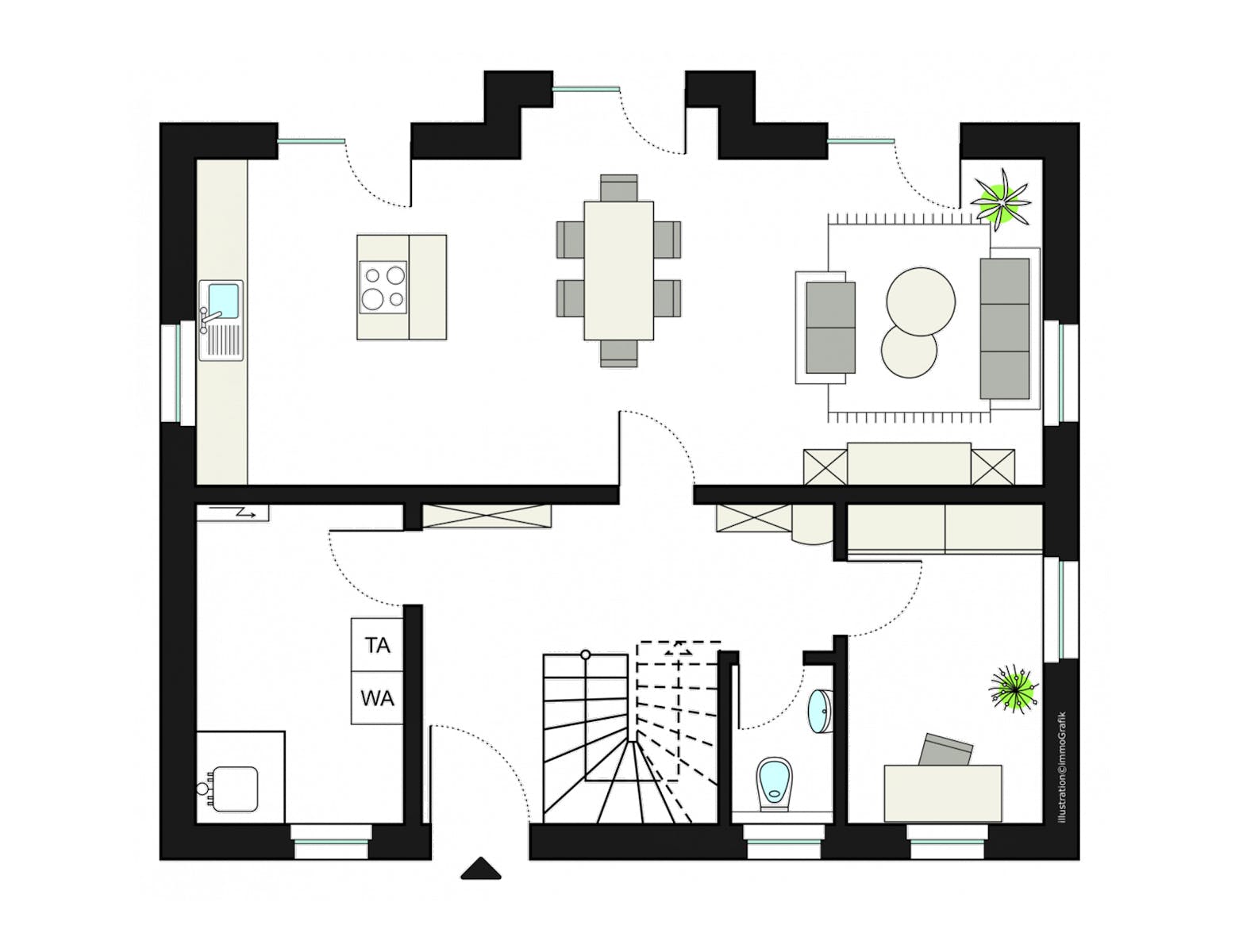 Satteldach-Klassiker ProFamily 143/20 von ProHaus auf Massivhaus.de