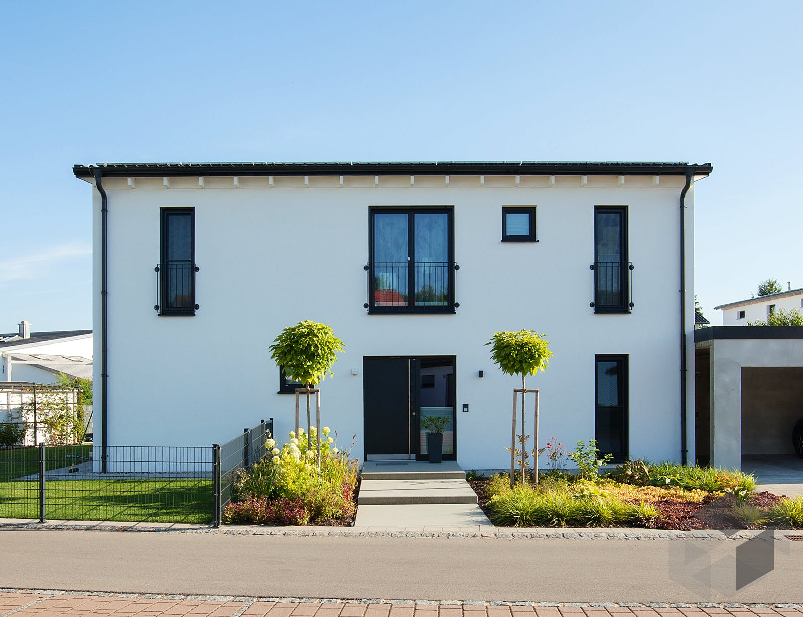 Pultdachhaus Kundenhaus Ansbach von Wolf System auf Massivhaus.de